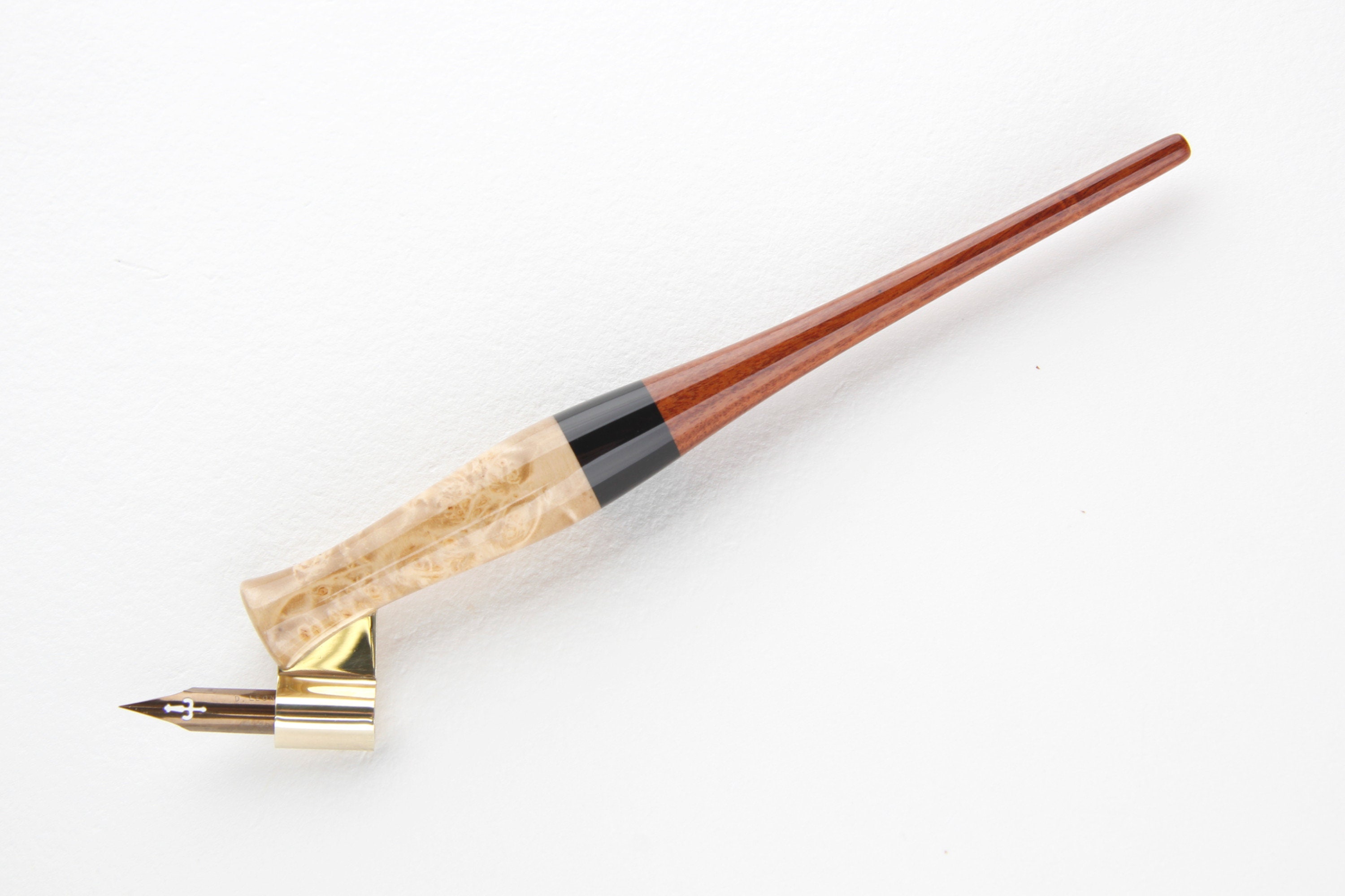 PISZ Handmade Wooden Oblique Calligraphy Pen Holder. Penholder for ...