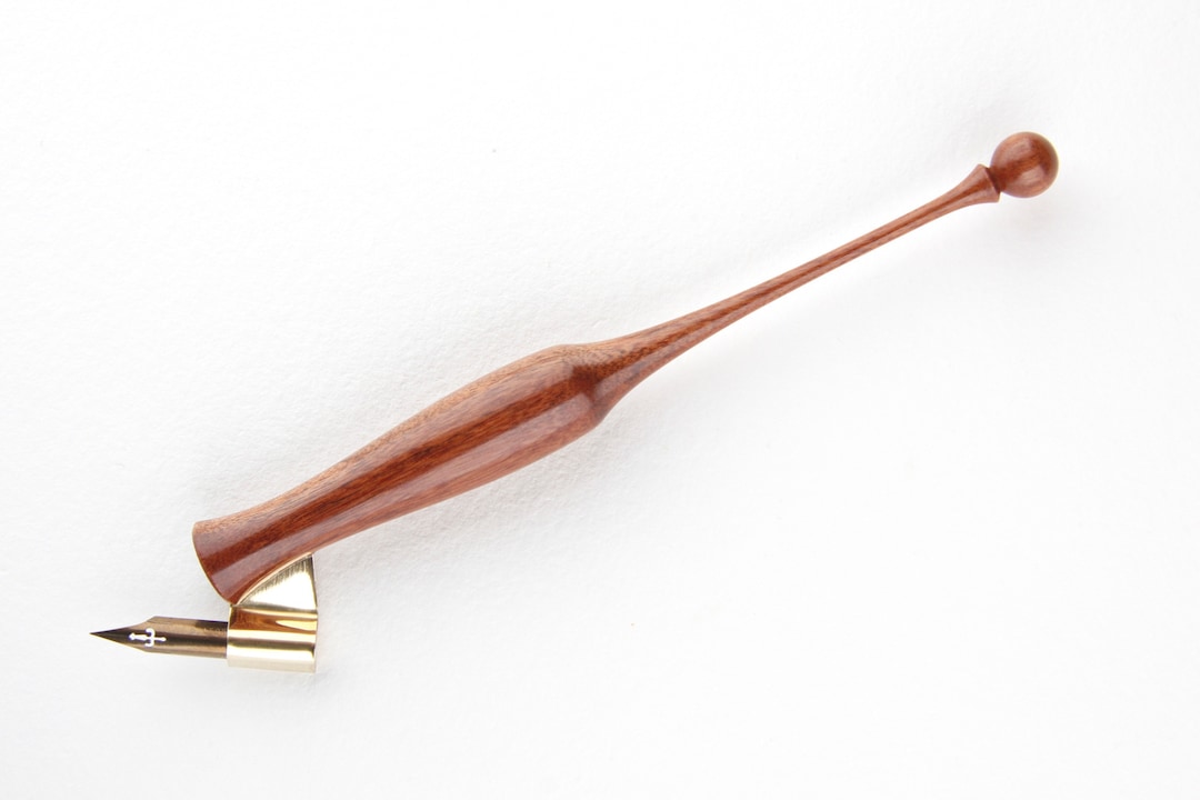 PISZ Handmade Wooden Oblique Calligraphy Pen Holder Mopane Wood. for ...