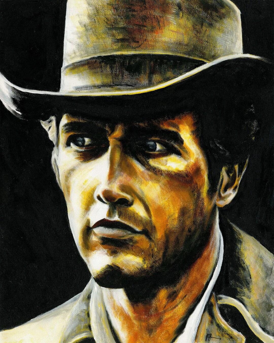 Paul Newman Butch Cassidy by Alex Stutchbury - Etsy