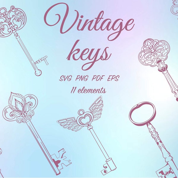 Key Doodle Clipart - Etsy