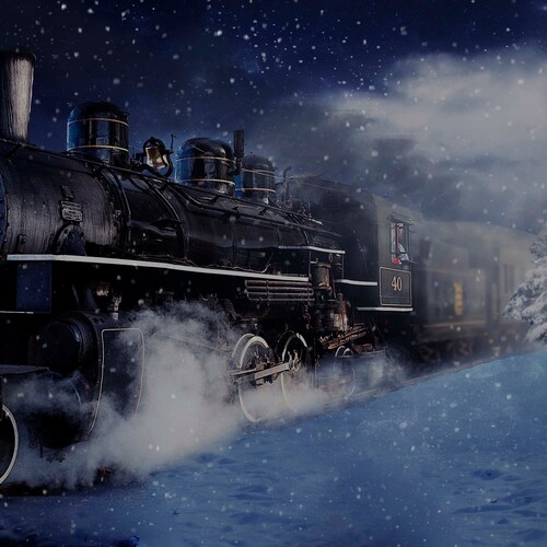 Polar Express Digital Template - Etsy