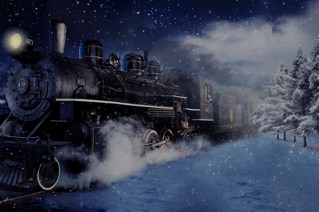 Polar Express Digital Template - Etsy