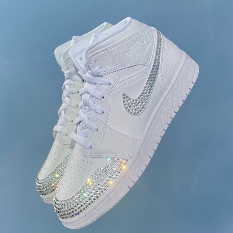 Bling Nike Shoes - Etsy