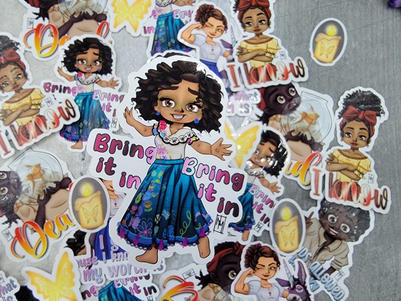 Disney's Encanto Inspired Stickers Cheeky and Fun With - Etsy Hong Kong