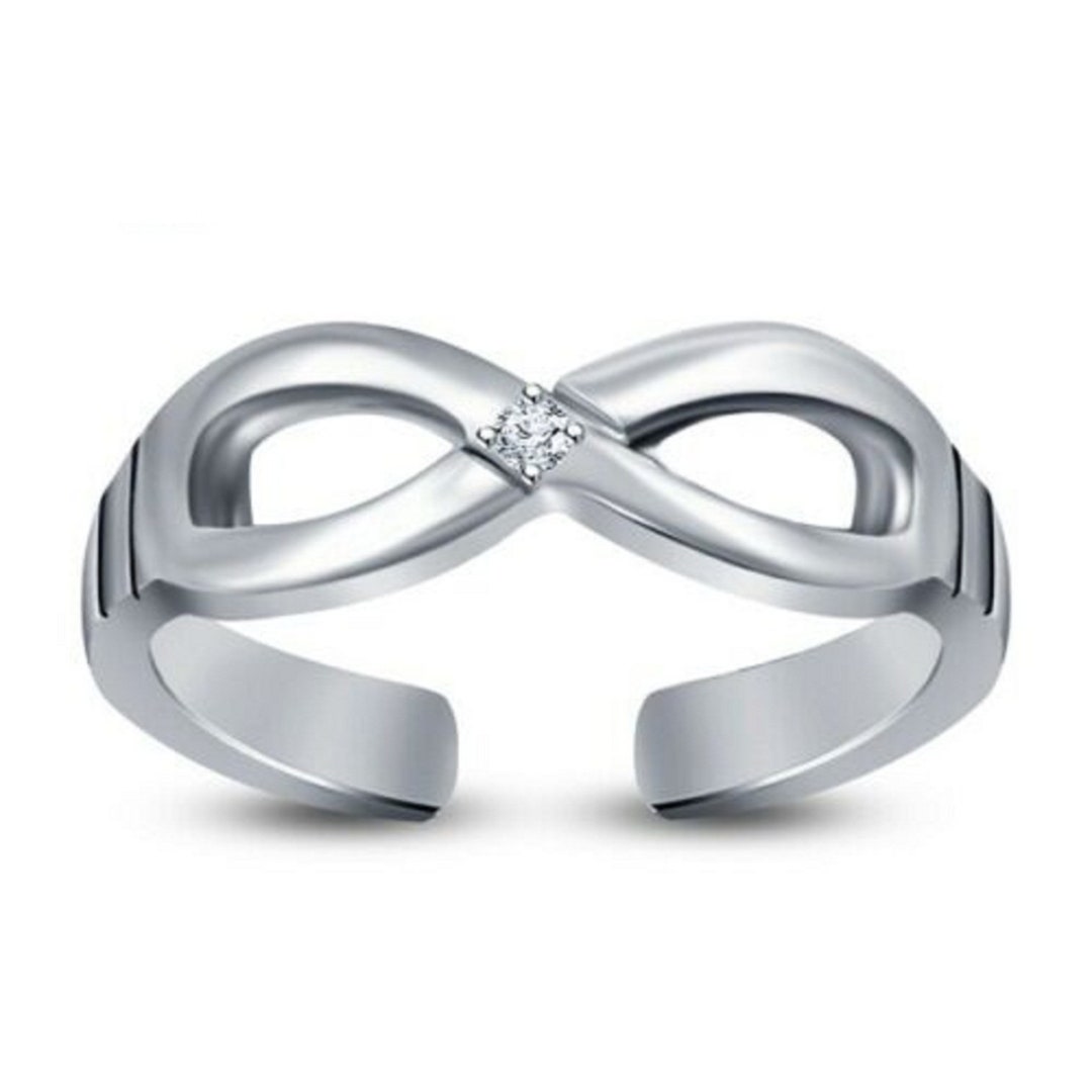 Simple Infinity Ring, Toe Ring, Wedding Ring, Toe Ring Women, Infinite ...