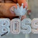Customized BOSS Pendant for Men, Big Diamond Pendant for Him, BOSS ...