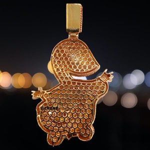 Customizes Cartoon Hip Hop Pendant, Multicolor Round Diamond, Rapper's ...