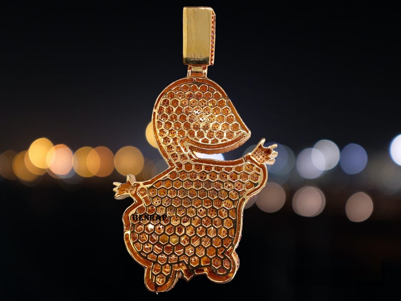 Customizes Cartoon Hip Hop Pendant, Multicolor Round Diamond, Rapper's ...