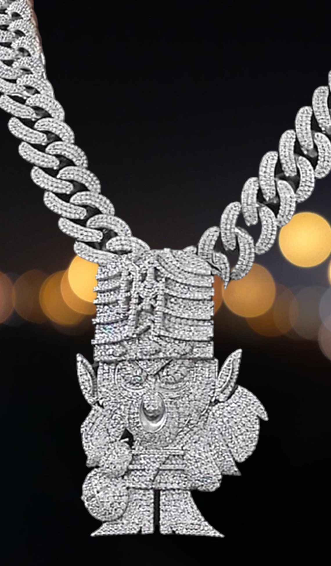 Customized Iced Out Cartoon Pendant, Bling Diamond Big Hip Hop Pendant ...