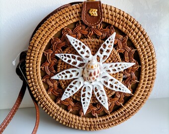 Shell Rattan Bag - Etsy