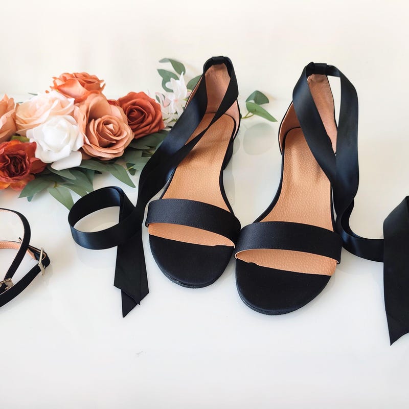 Ribbon Sandals - Etsy
