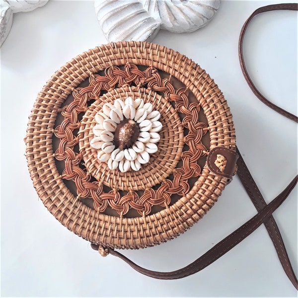 Shell Rattan Bag - Etsy