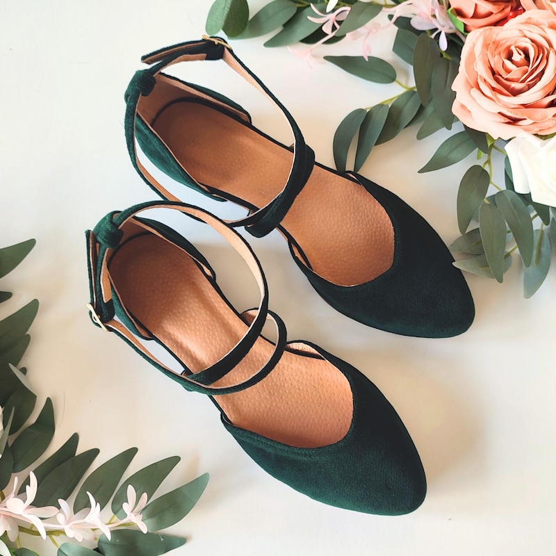 Women Green Shoes - Etsy