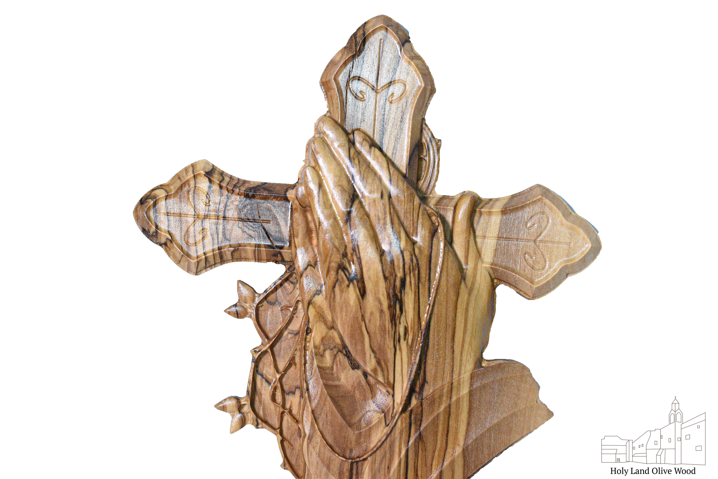 Pary Hand in Cross Made of Olive Wood - Etsy