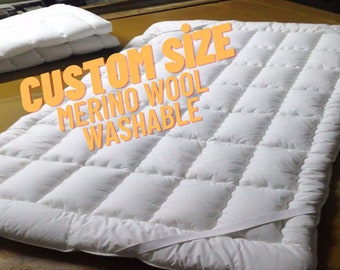 Wool Mattress Topper - Etsy