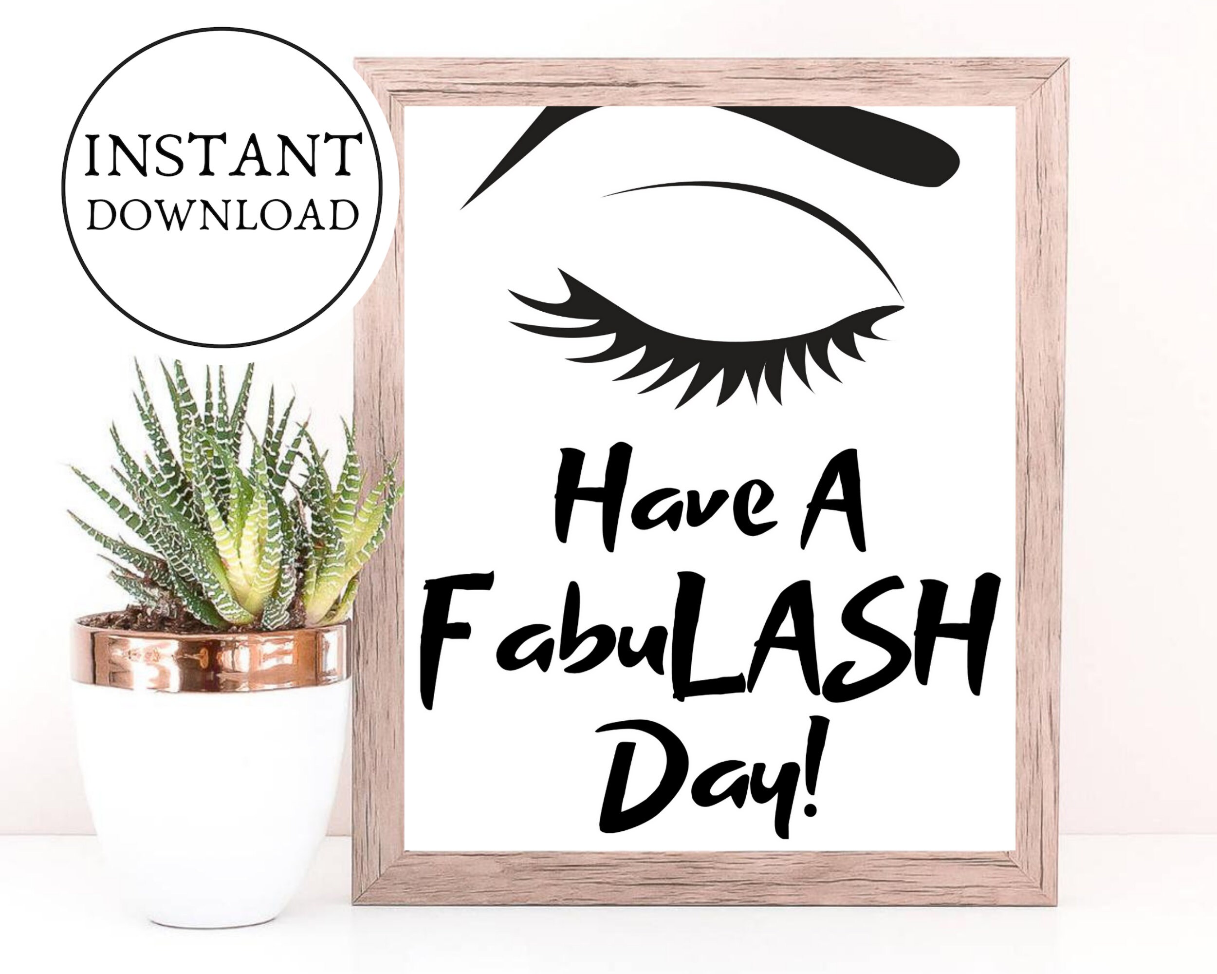 Have a Fabulash Day Lash Print Lash Poster Lash Decor Lash Quotes Lash ...