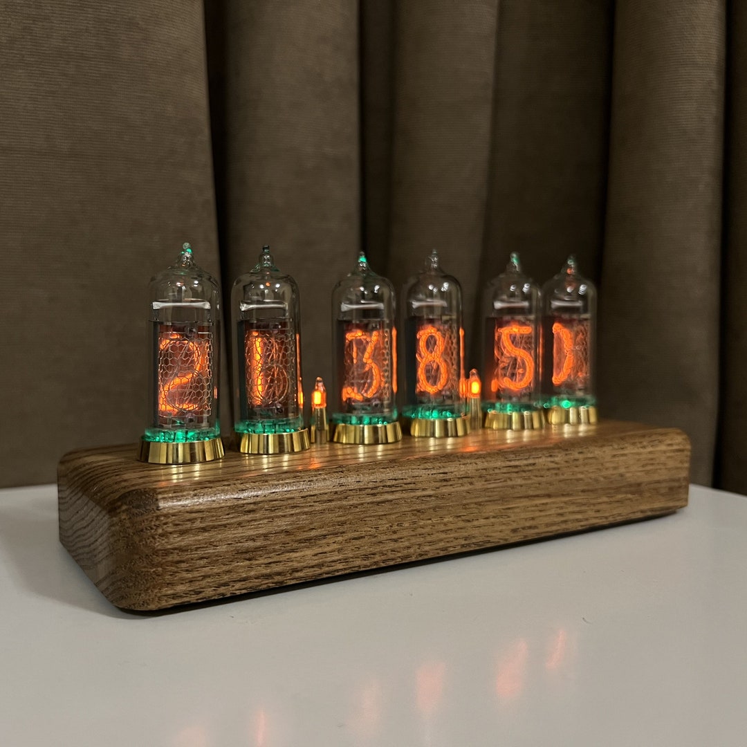 Nixie Tube Clock Pulsar IN-14 6-tubes - Etsy