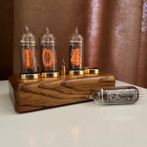 Nixie Tube Clock Pulsar IN-14 4-tubes - Etsy