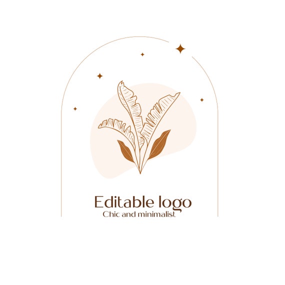 Minimalist Plant LOGO DOWNLOAD | Etsy UK