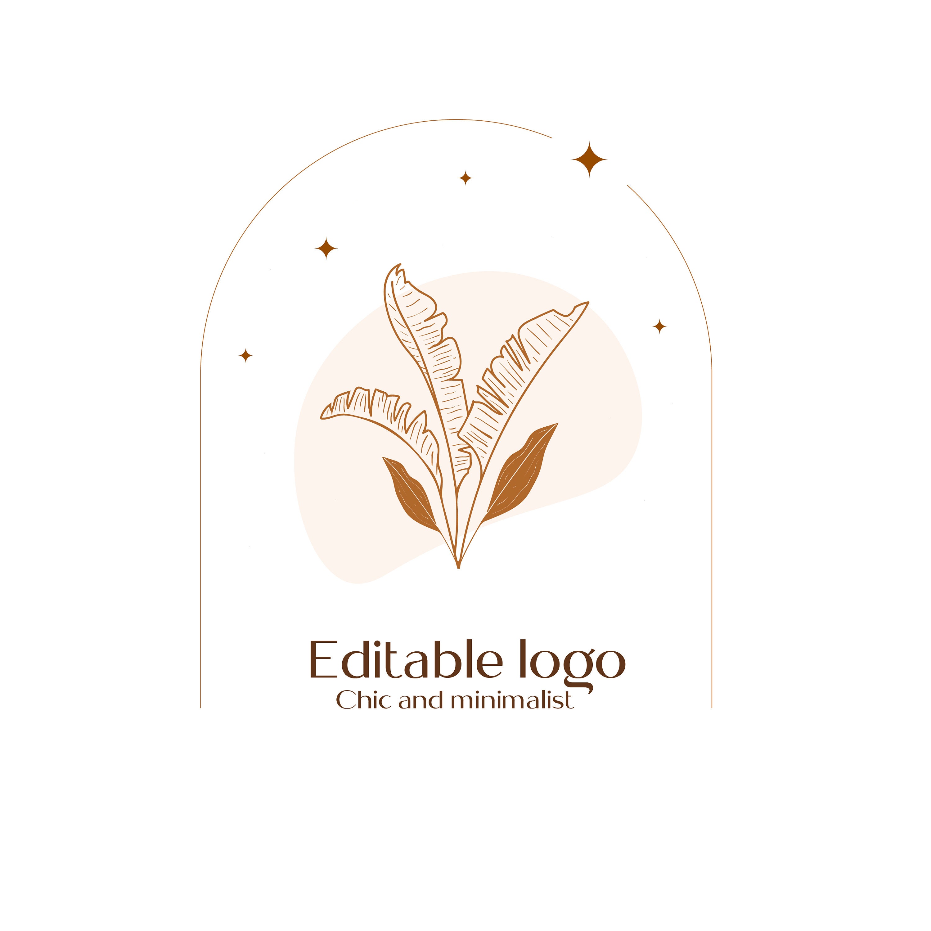 Minimalist Plant LOGO DOWNLOAD - Etsy UK