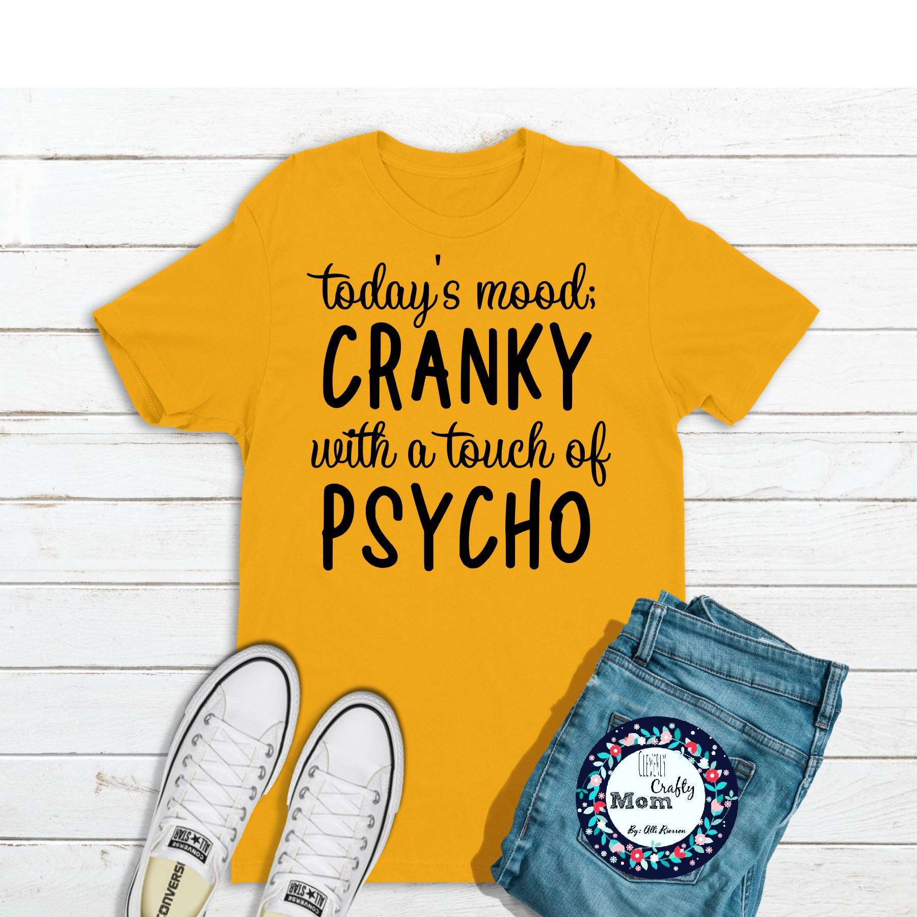 Today's Mood shirt mood womans shirt parenting | Etsy