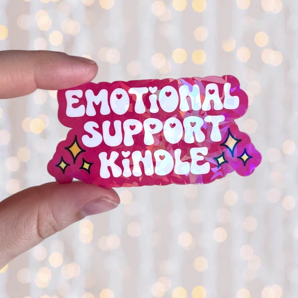 Pink Sticker Kindle - Etsy