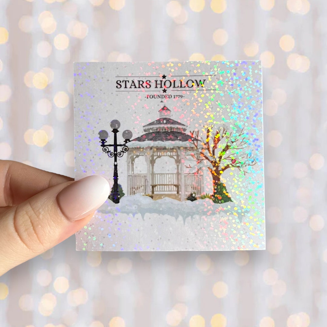 Gilmore Girls Sticker Stars Hollow Christmas Holographic Sticker ...