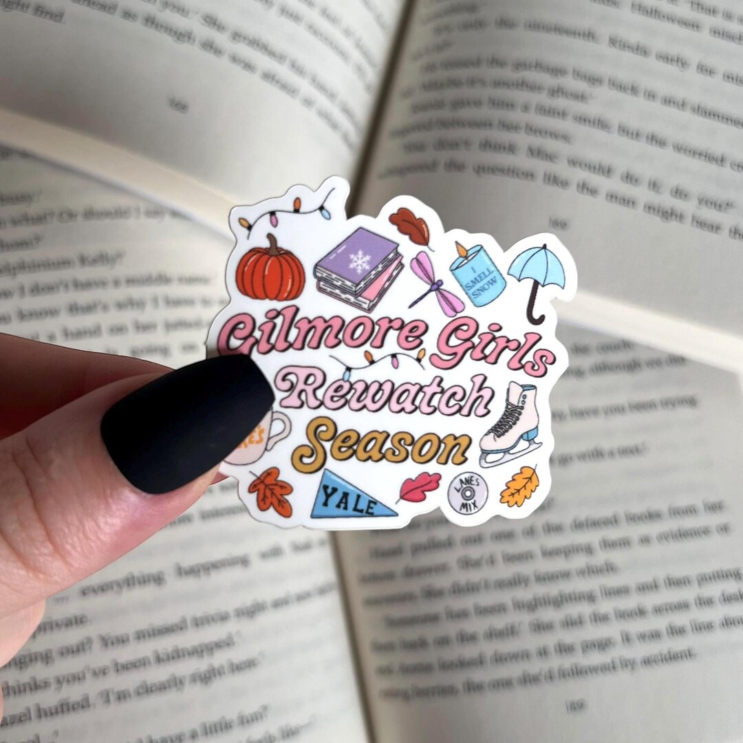 Gilmore Girls Sticker Gilmore Girls Rewatch Season Sticker Waterproof ...