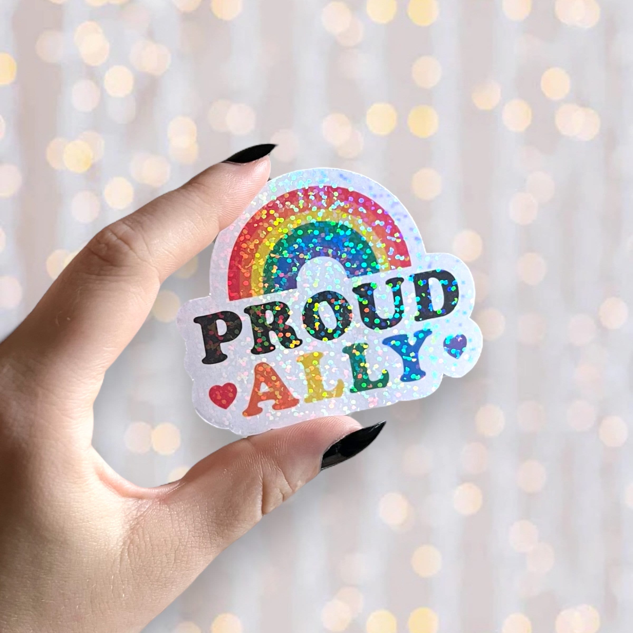 Lgbt Ally Stickers Military Metal