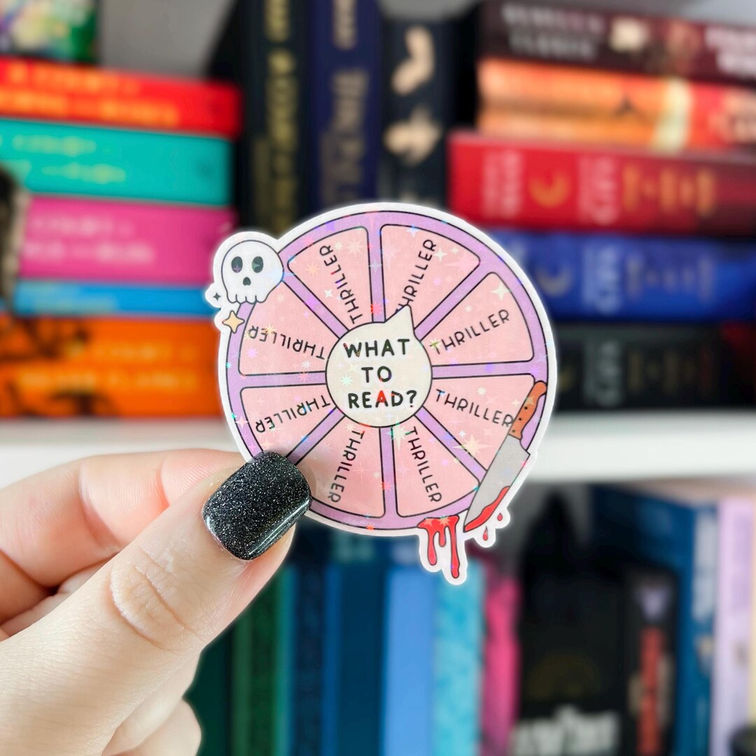 Thriller Reader Sticker | What to Read, Thriller Holographic Sticker ...