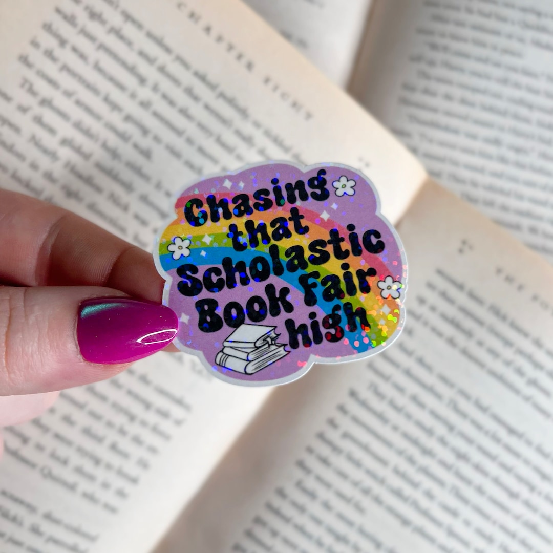 Reading Sticker | Holographic Scholastic High Sticker | Kindle Laptop ...