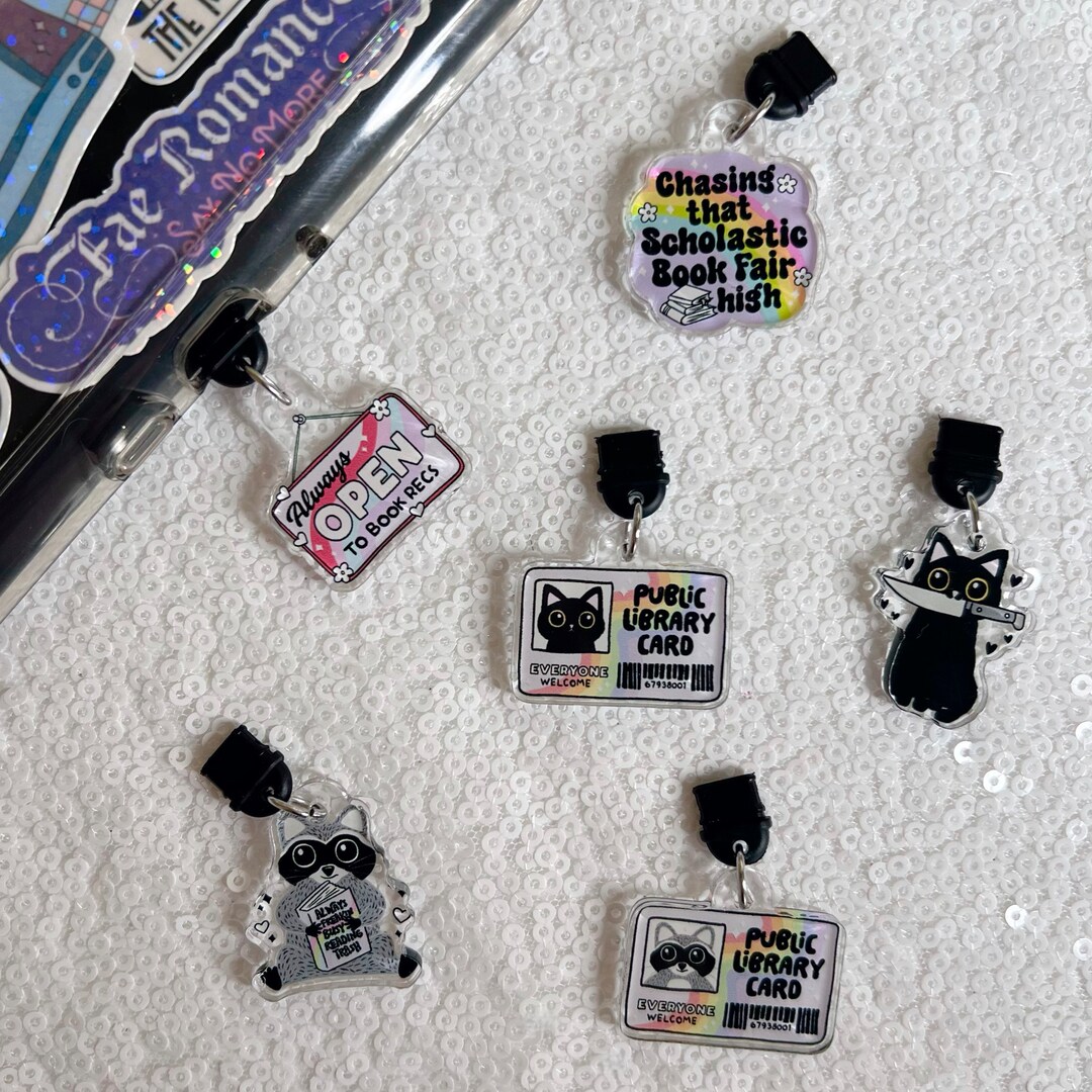 Kindle Charm, Phone Charm, USB Charm, Mini Keychain Charm | Bookish ...