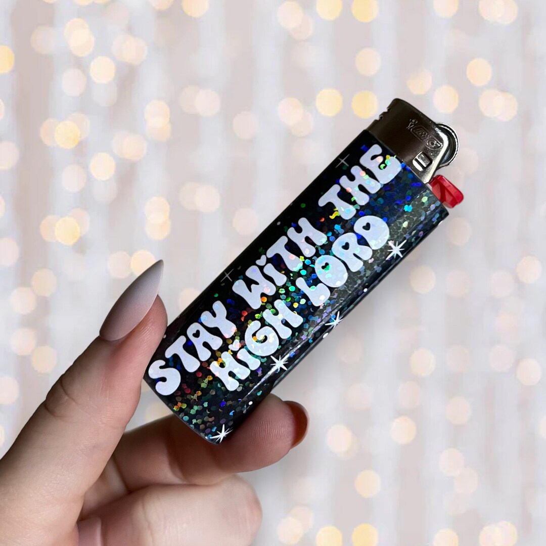 Holographic Bookish Lighter Wrap Stay With the High Lord Sticker ...