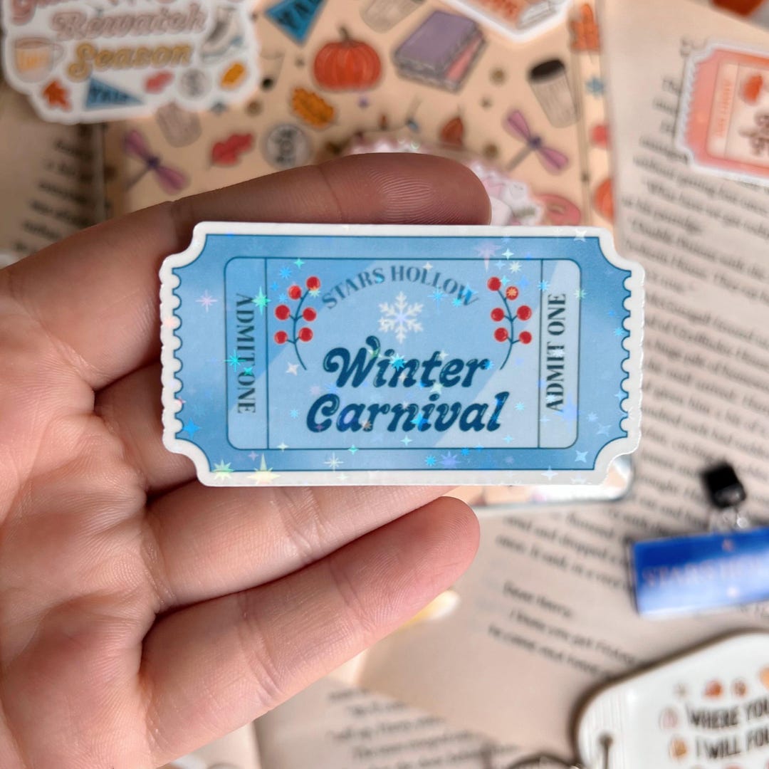 Gilmore Girls Sticker Stars Hollow Winter Carnival Holographic Sticker ...