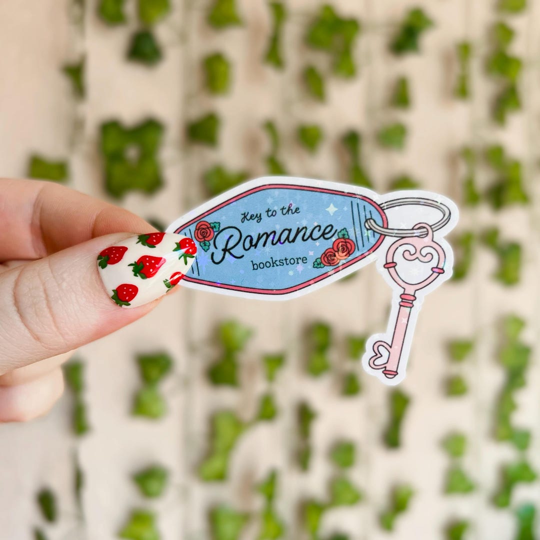 Reading Sticker | Holographic Romance Sticker | Kindle Sticker | Vinyl ...