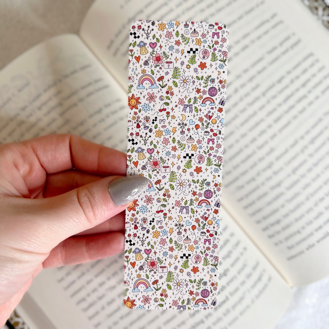 Bookmark | Cute Doodle Bookmark | Bookish Gift | Gift for Book Lover ...