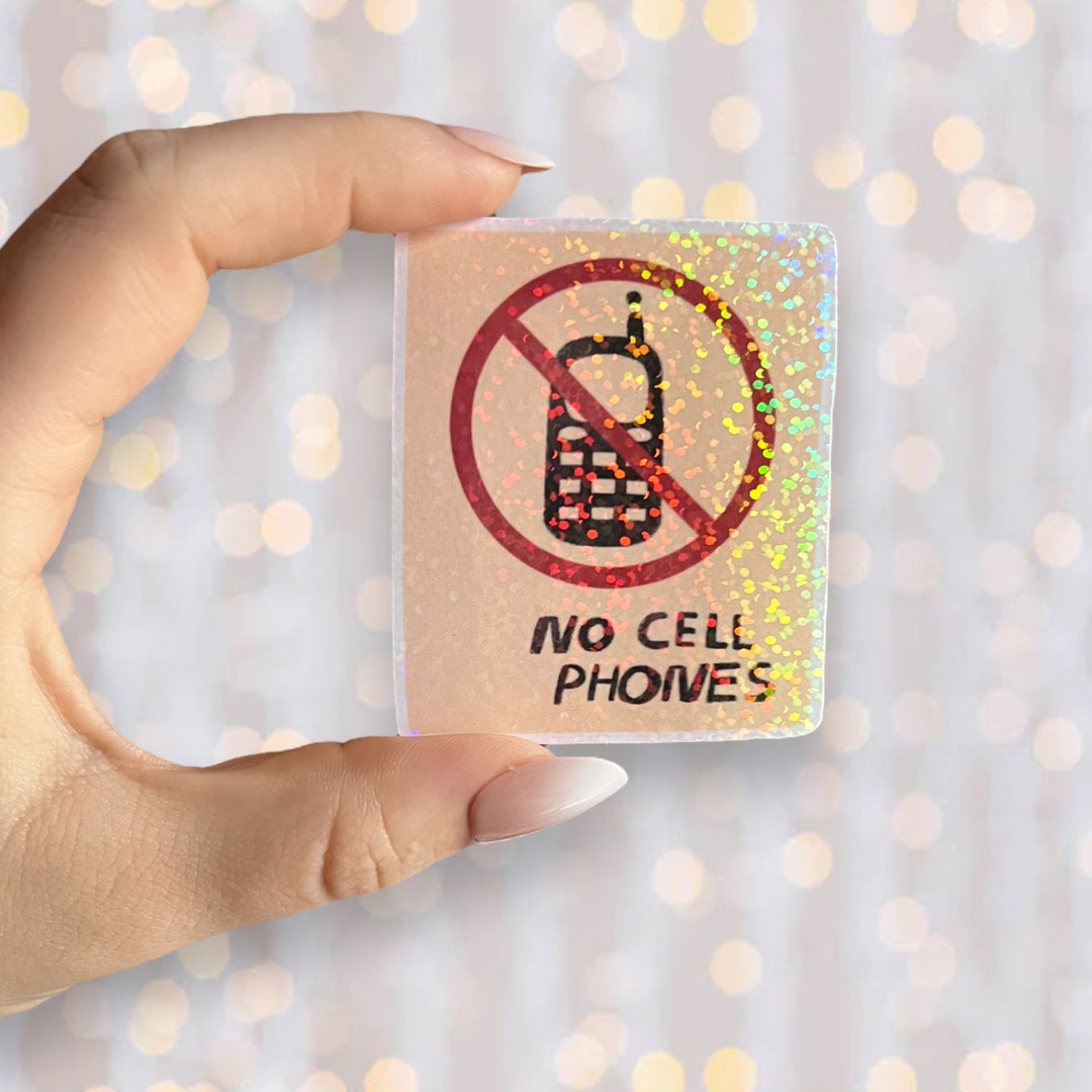 Gilmore Girls Sticker Lukes Diner Holographic Sticker No Cell Phones