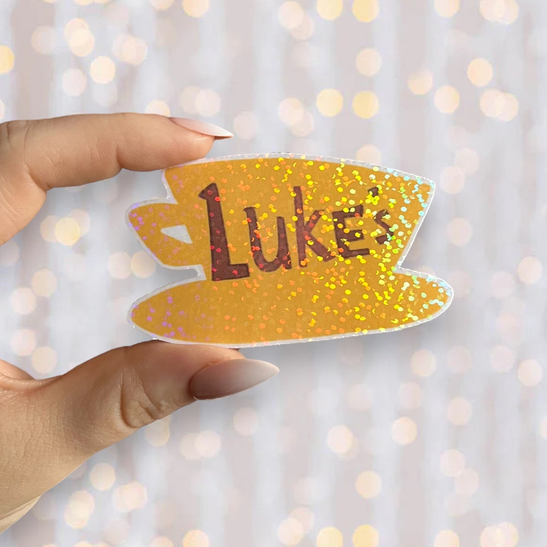 Gilmore Girls Sticker Lukes Diner Holographic Sticker Coffee Cup ...