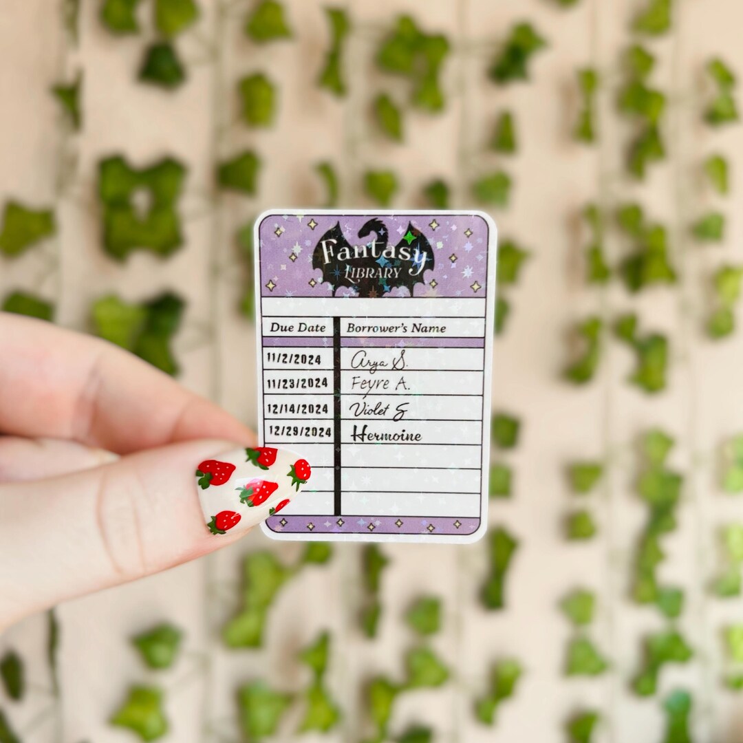 Reading Sticker | Holographic Fantasy Sticker | Kindle Sticker | Vinyl ...