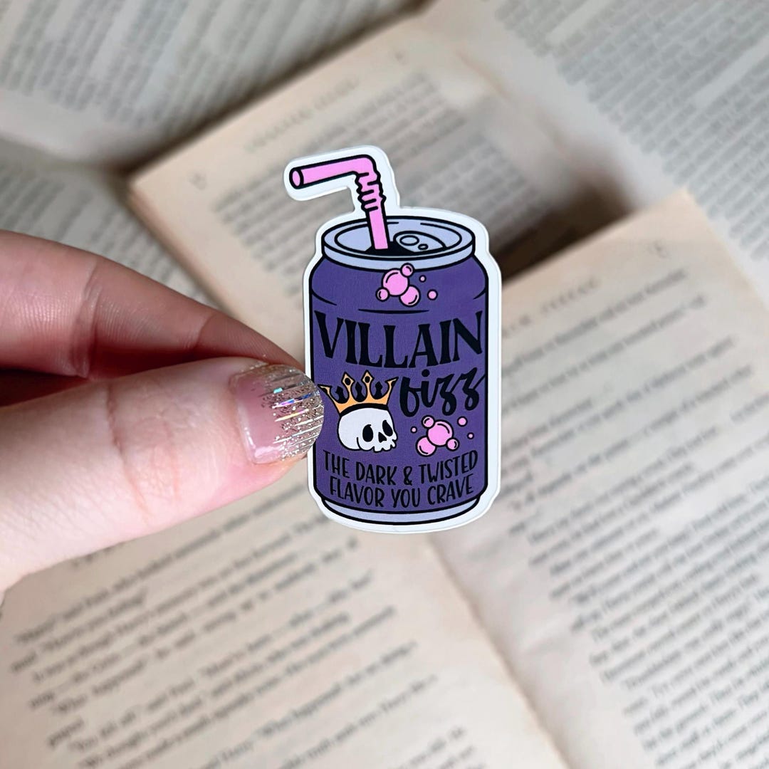Reading Sticker | Book Villain Sticker | Matte Kindle Sticker | Vinyl ...
