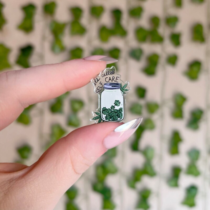 Weed Enamel Pin - Etsy