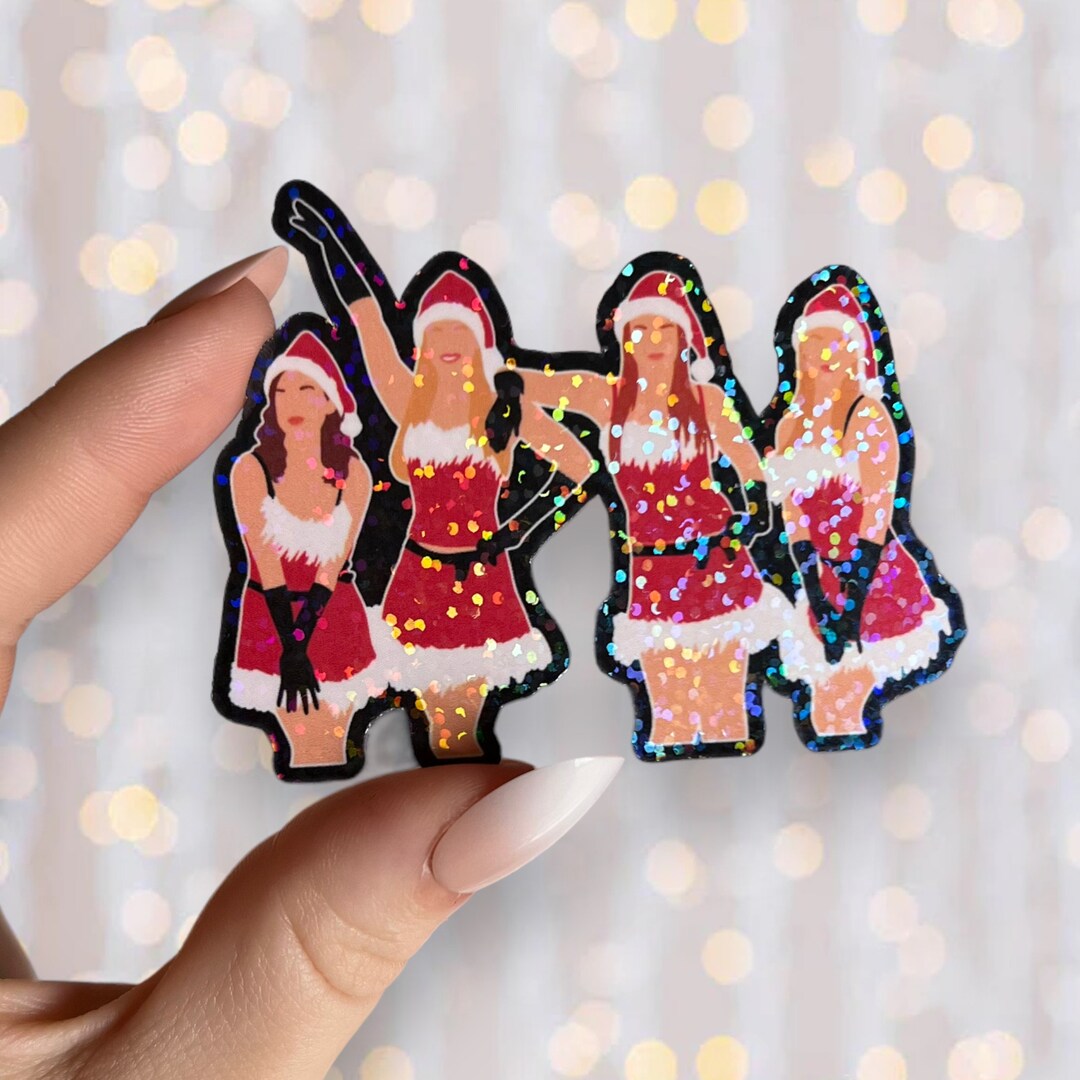 Mean Girls Christmas Sticker Holographic Jingle Bell Rock - Etsy