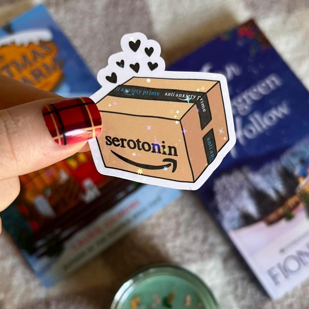 Serotonin Sticker | Anti Anxiety Sticker | Online Shopping Sticker ...