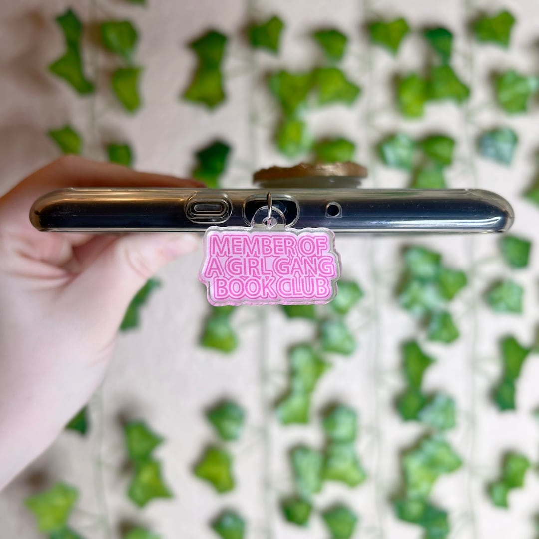 Kindle Charm, Phone Charm, USB Charm, Mini Keychain | Girl Gang Book ...