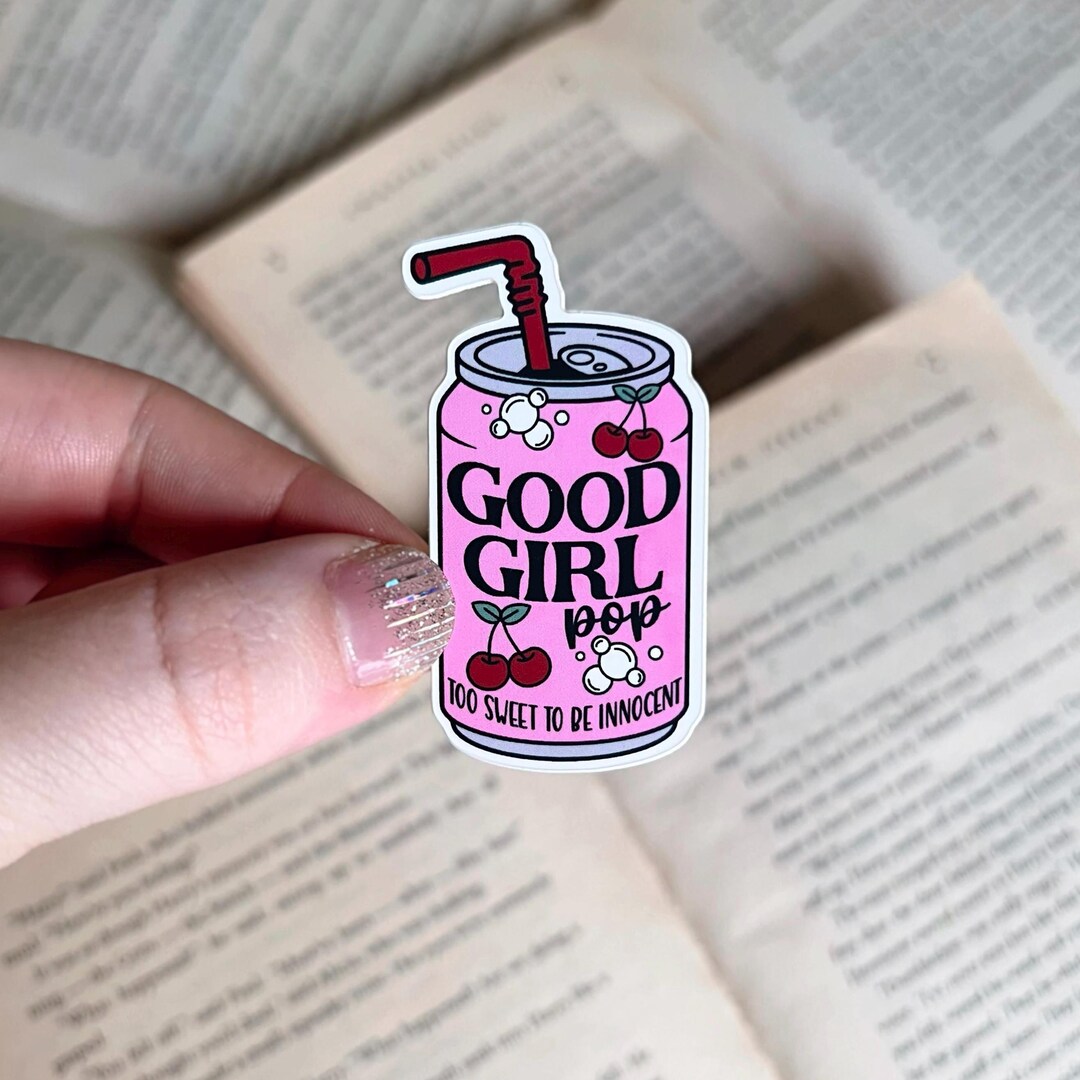 Reading Sticker | Good Girl Sticker | Matte Kindle Sticker | Vinyl ...