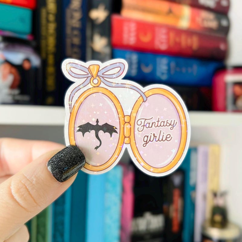 Holographic Locket Sticker - Etsy