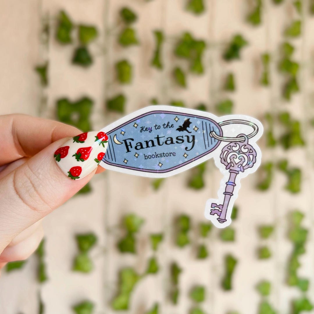 Reading Sticker | Holographic Fantasy Sticker | Kindle Sticker | Vinyl ...