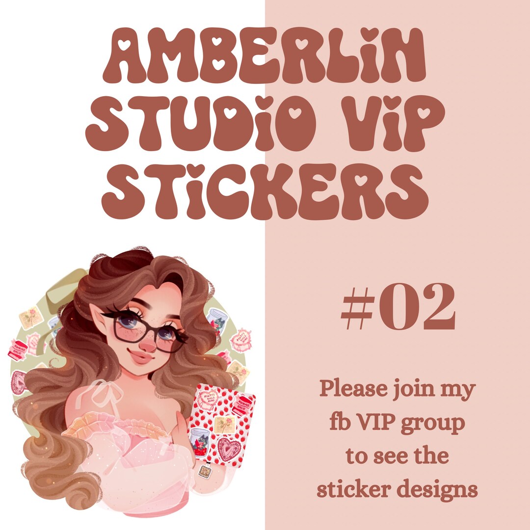 VIP Group Stickers Holographic Sticker Waterproof E-reader, Kindle ...