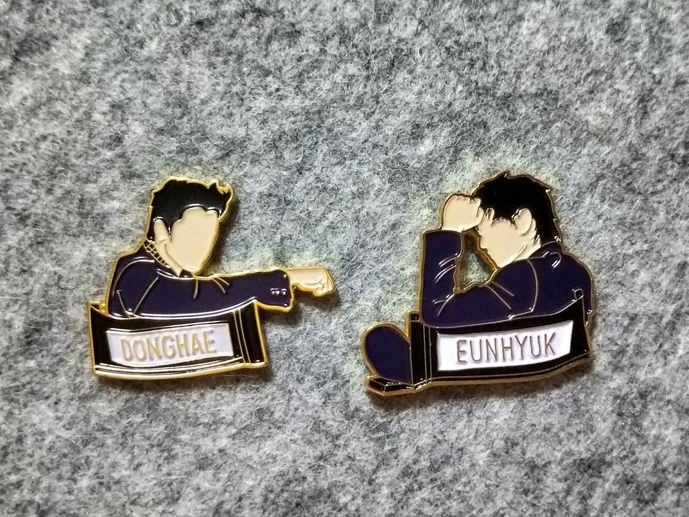 D&E Chained Enamel Pins - Etsy