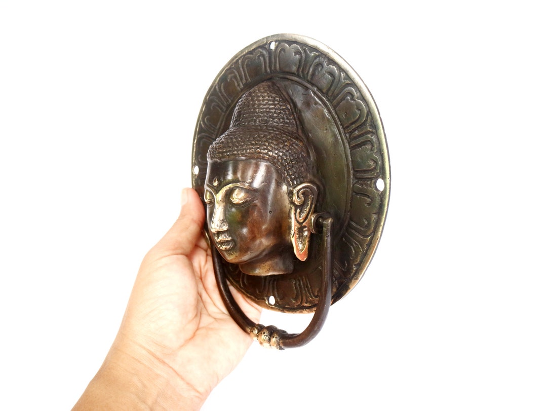 Decorative Front Door Knocker Doorbell Buddha - Etsy